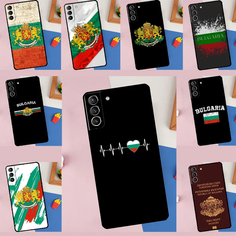 Bulgaria Flag Passport Map Phone Case For Samsung Galaxy S24 S25 Ultra ...