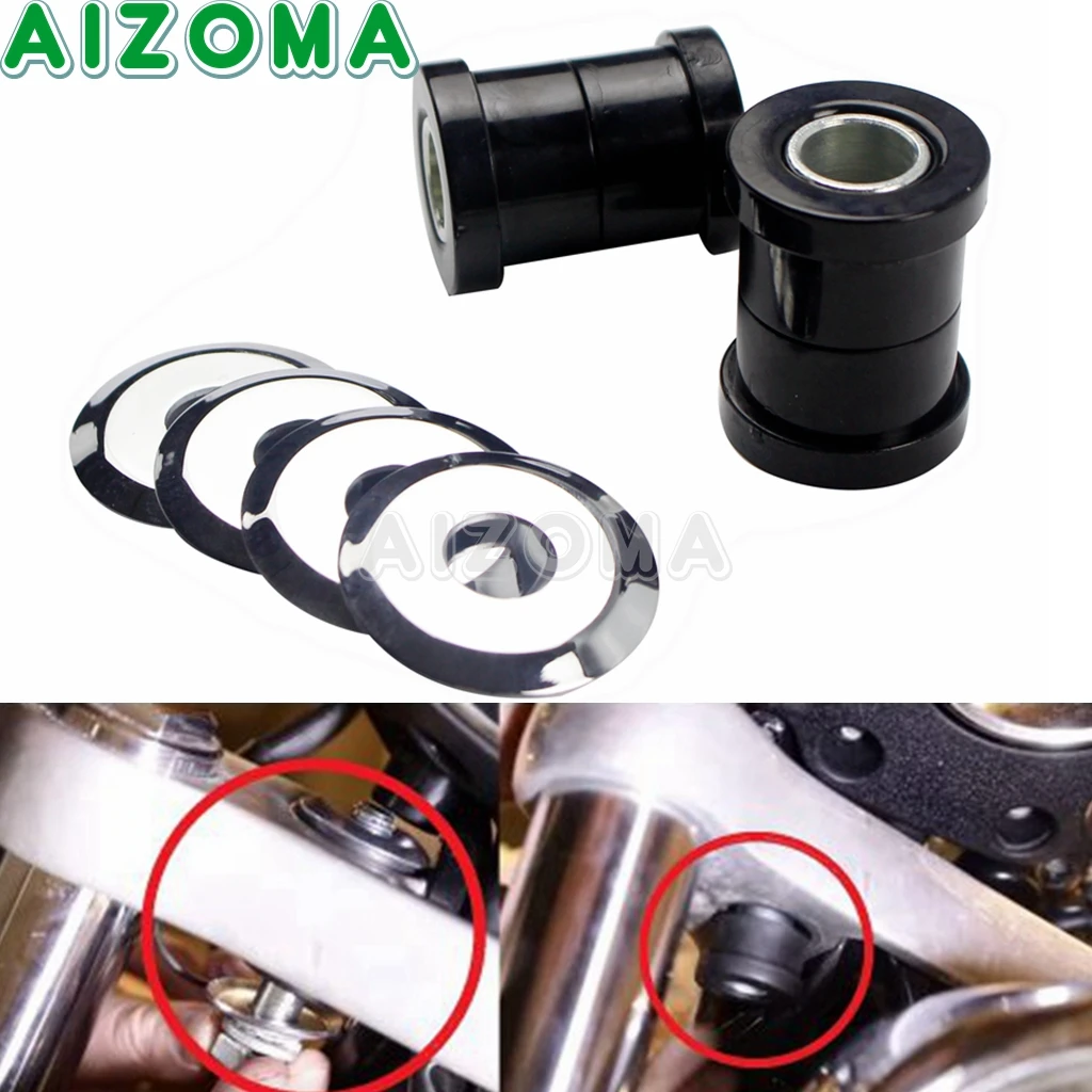 Motorcycle-Handlebar-Shock-Absorption-Riser-Polyurethane-Bushing-Kits ...