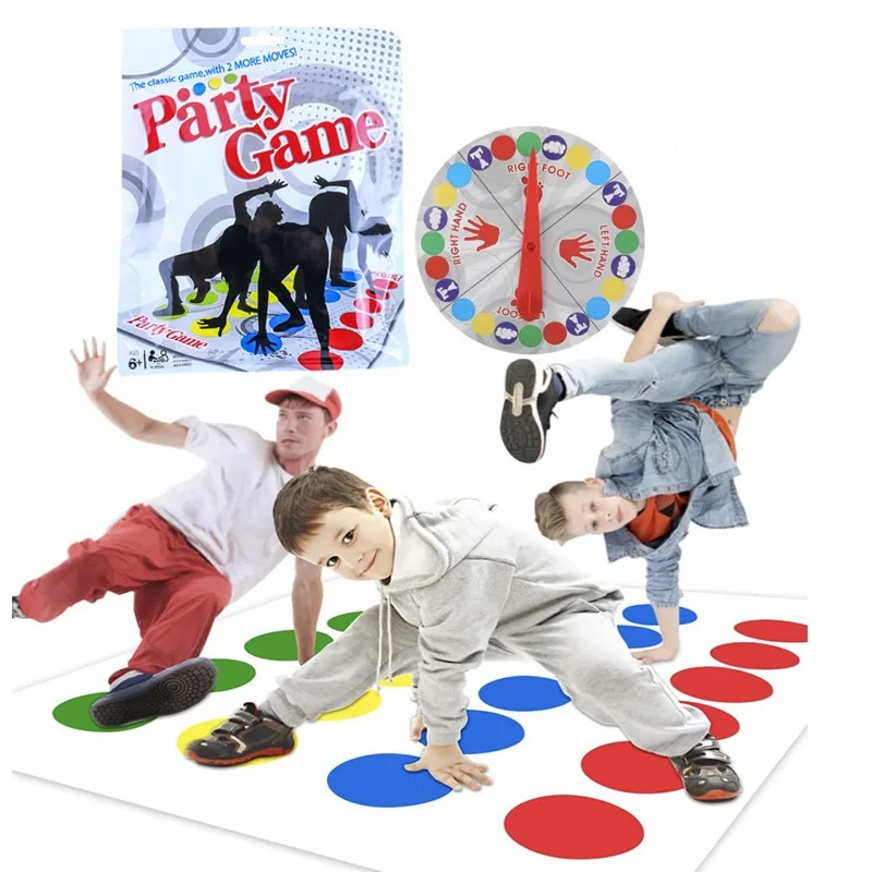 Family-Party-Game-Twister-Games-Indoor-Outdoor-Toy-Game-Twisting-The ...