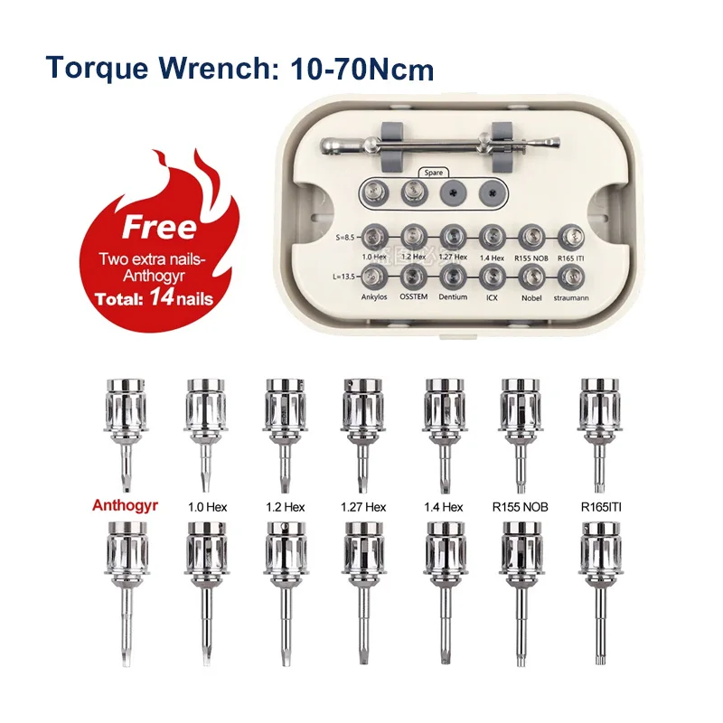 Dental-Implant-Torque-Wrench-Screwdriver-Prosthetic-Kit-Ratchet-Drivers ...
