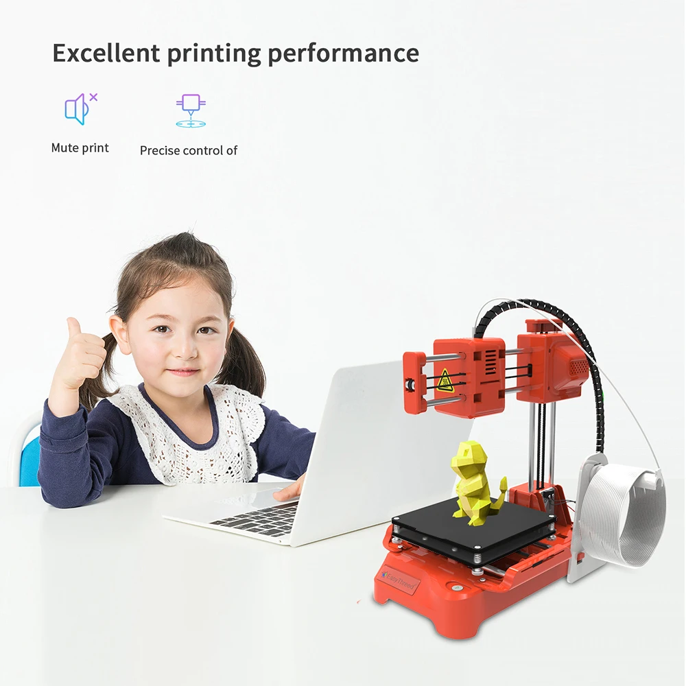 TISHRIC K7 3D Printer Kit Easy To Use One-click Printing 3D Children ...