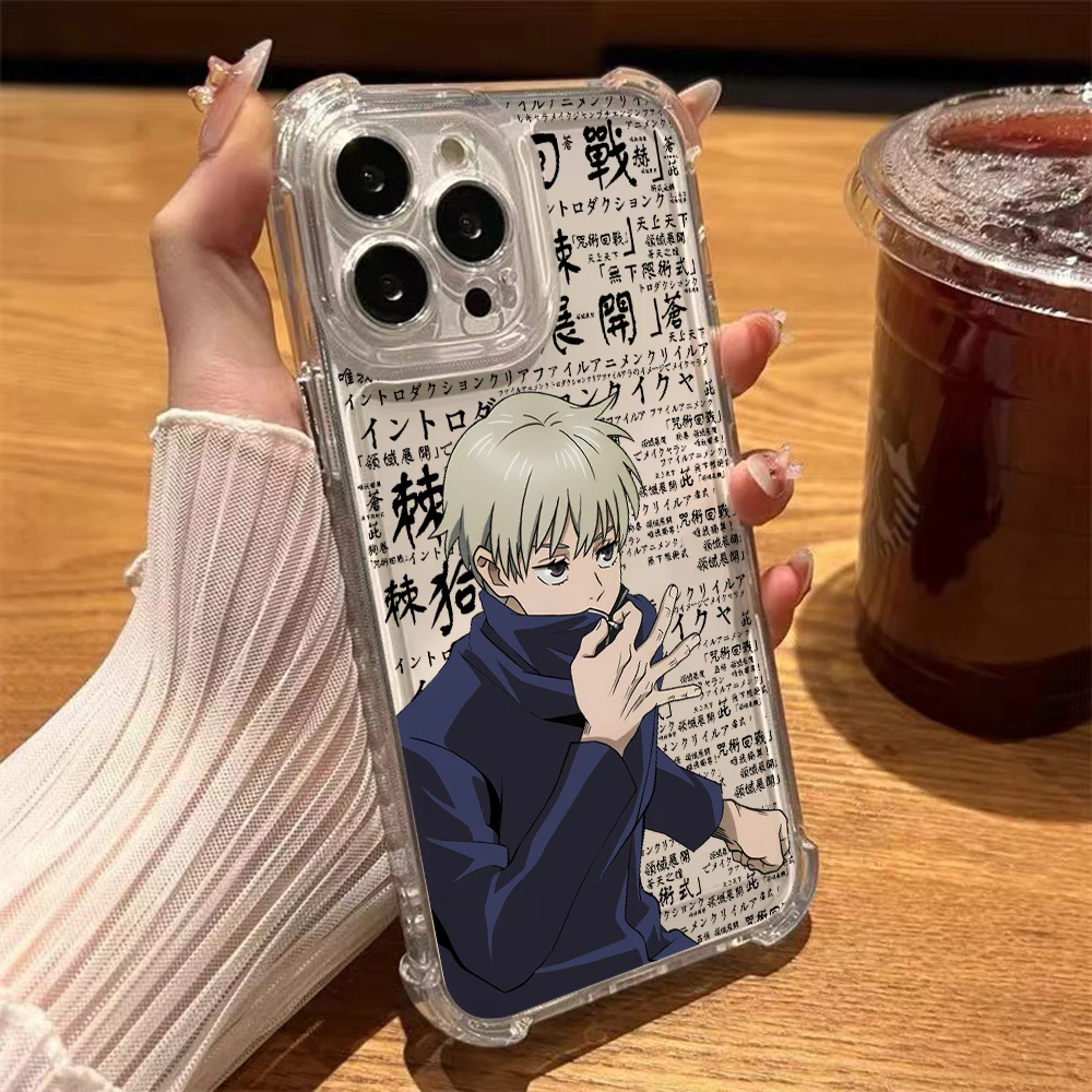 Jujutsu Kaisen's Gojo Suguru Clear Phone Case - Stylish Protective ...