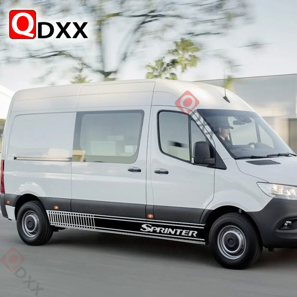 For Mercedes Benz Sprinter 2 Pcs Lot Car Stickers Motorhome Stripes ...