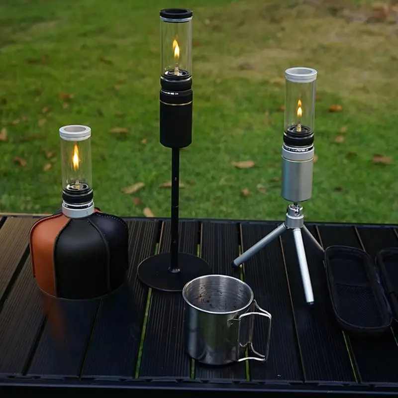 Camping-Gas-Light-Mini-Windproof-Candle-Lamp-Portable-Candlelight-Lamp ...