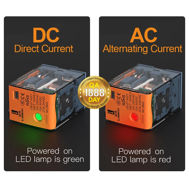 LANBOO-conventional-intermediate-relay-DC12V-DC24V-and-AC220V-are ...