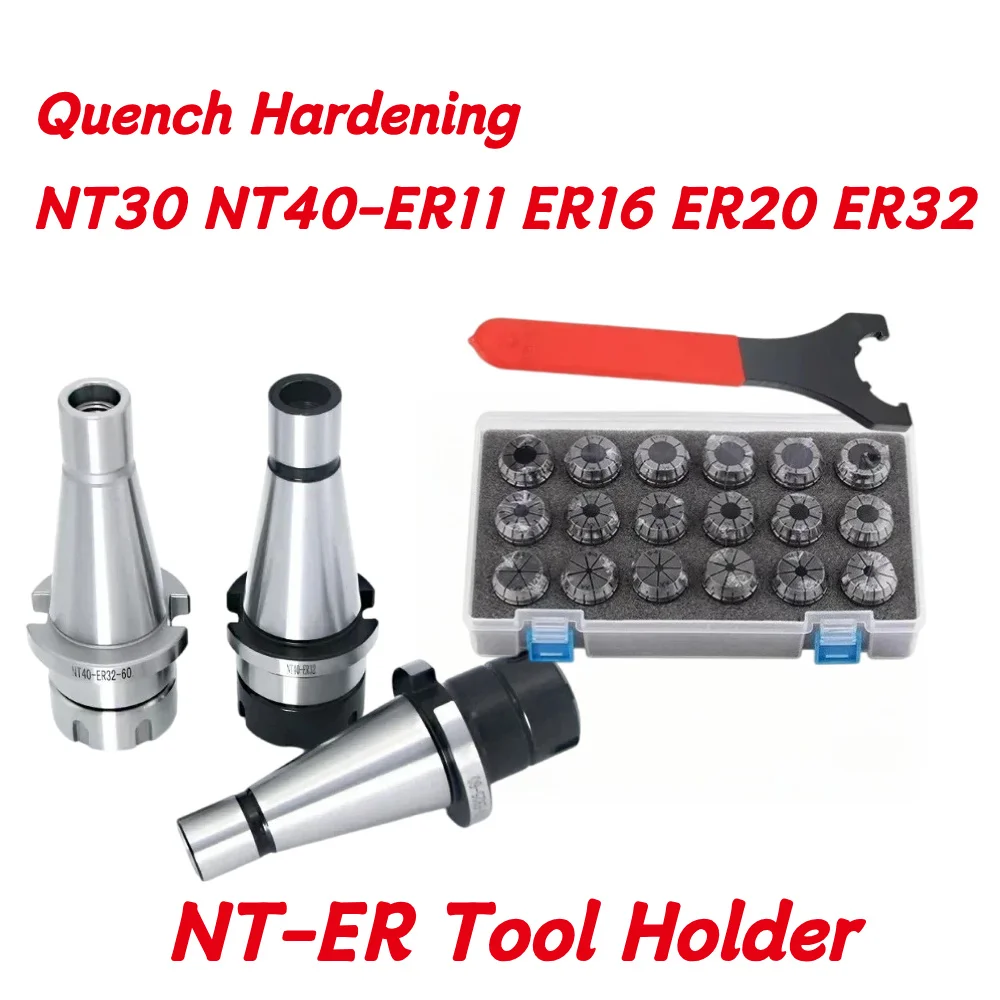 NT40 NT30 ER16 ER25 ER32 CNC Milling Machine Spindle Tool Holder ER16 ...
