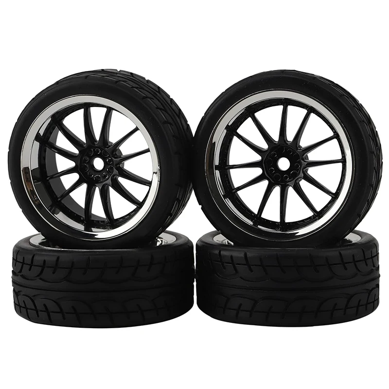 RC-1-10-Tires-and-Wheels-Set-12mm-Hex-Hub-Wheel-Rims-RC-Tires-65mm ...