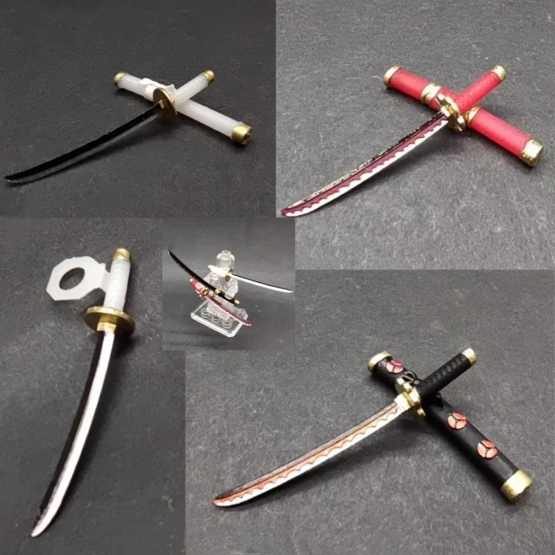 Famous-Japanese-Anime-One-Piece-Roronoa-Zoro-3-Sword-Weapons-For-Mini ...