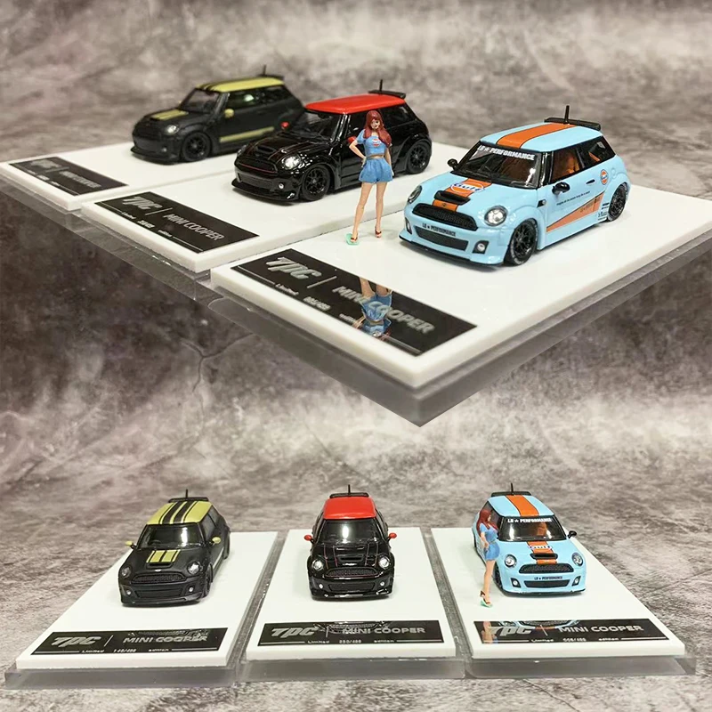 TPC-1-64-Model-Car-LBWK-Mini-Cooper-Alloy-Die-cast-Vehicle-3-Coating ...