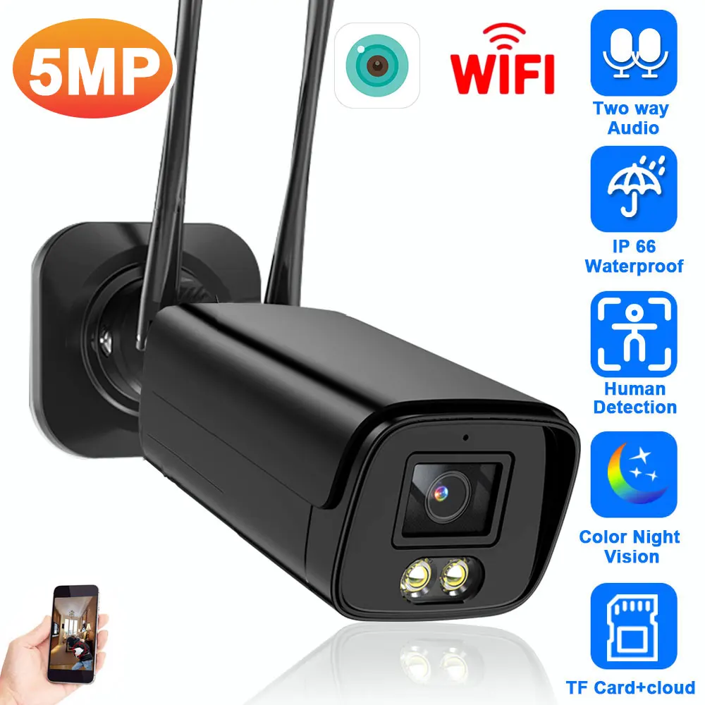 XMEYE-5MP-Wifi-IP-Security-Camera-Outdoor-Color-Night-Vision-Wireless ...