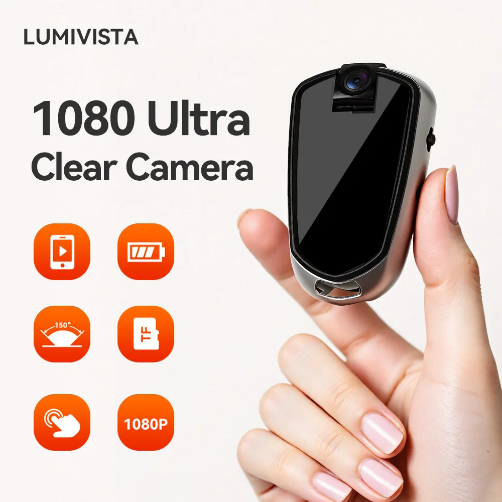 Mini Micro Security Camera 1080P HD - Portable Compact Design for Home ...