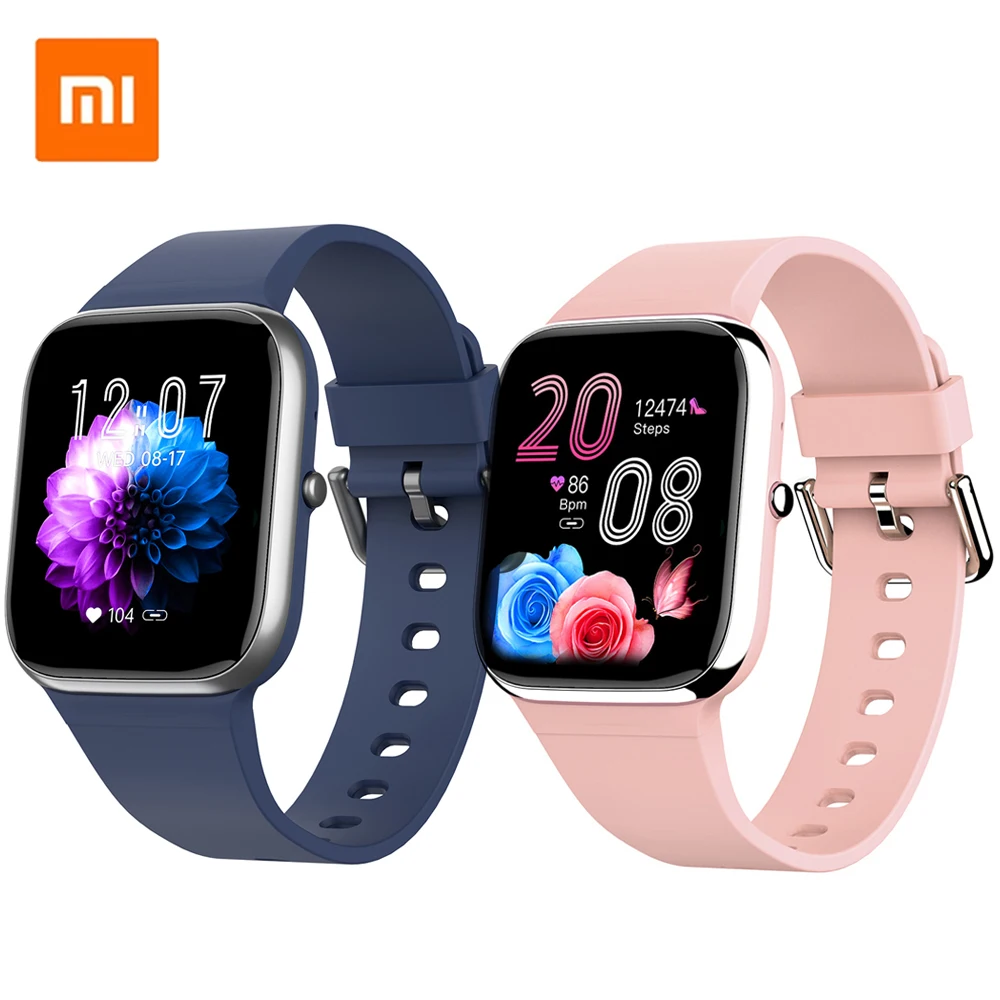Xiaomi-reloj-inteligente-para-hombre-y-mujer-pulsera-con-Bluetooth-llamadas-Monitor-de-ritmo ...