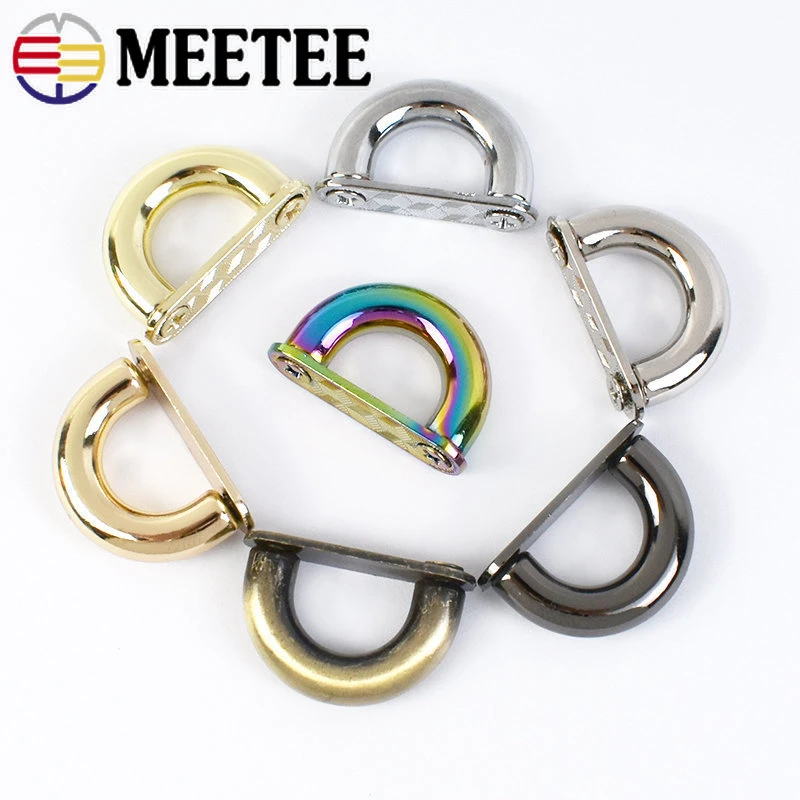 Meetee 5/10/20Pcs Metal D Buckles 13mm Arch Bridge Bags Strap Belt ...