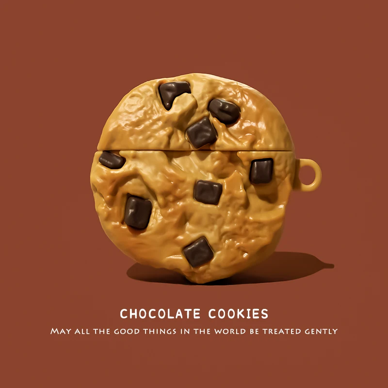 Apple Airpods Case Chocolate | Covers Airpods Cookie | Biscuit Apple ...