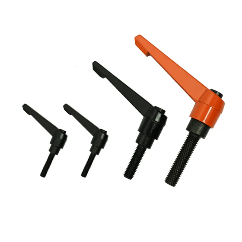 External Thread Adjustable Handle Lever Clamping Handles Thread Metal ...