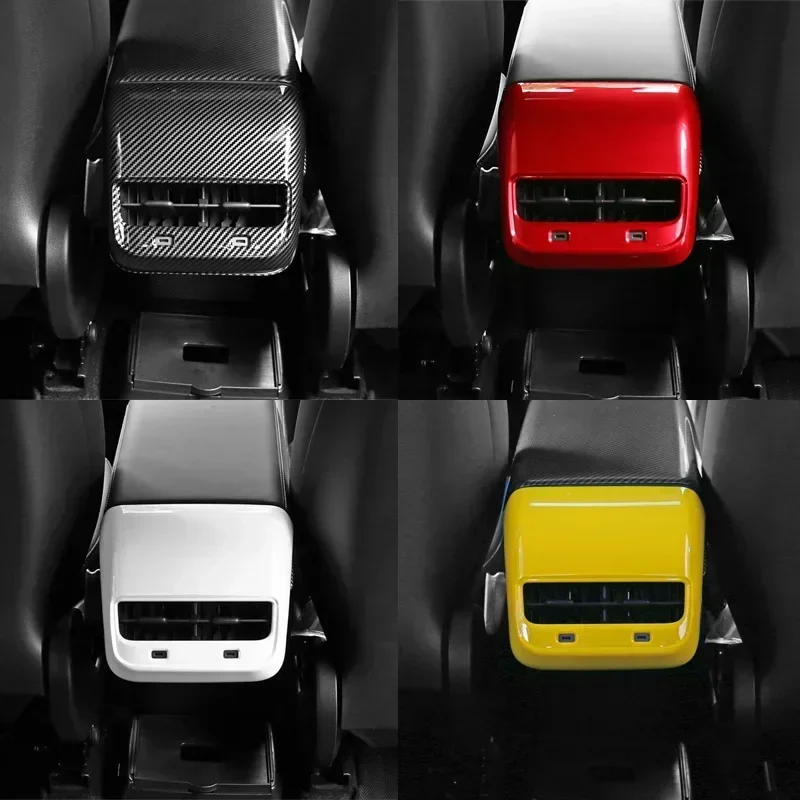 Rear-Air-Vent-Outlet-Cover-For-Tesla-Model-3-Y-2017-2023-Interior-Rear ...