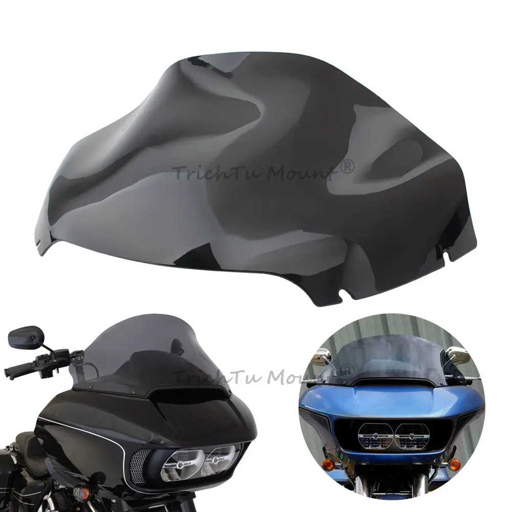 Harley Windscreens For Sale HCmotorku Motorcycle 9 Inch Wave Windshield ...