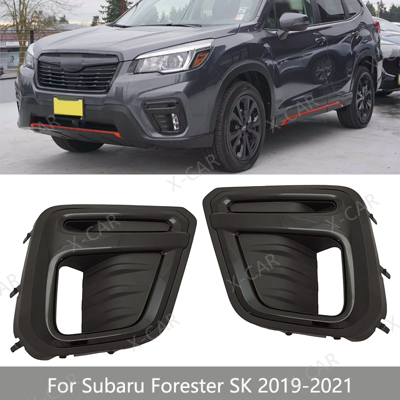57731SJ140 57731SJ150 Front Bumper Fog Lamp Daytime Light Frame Cover ...