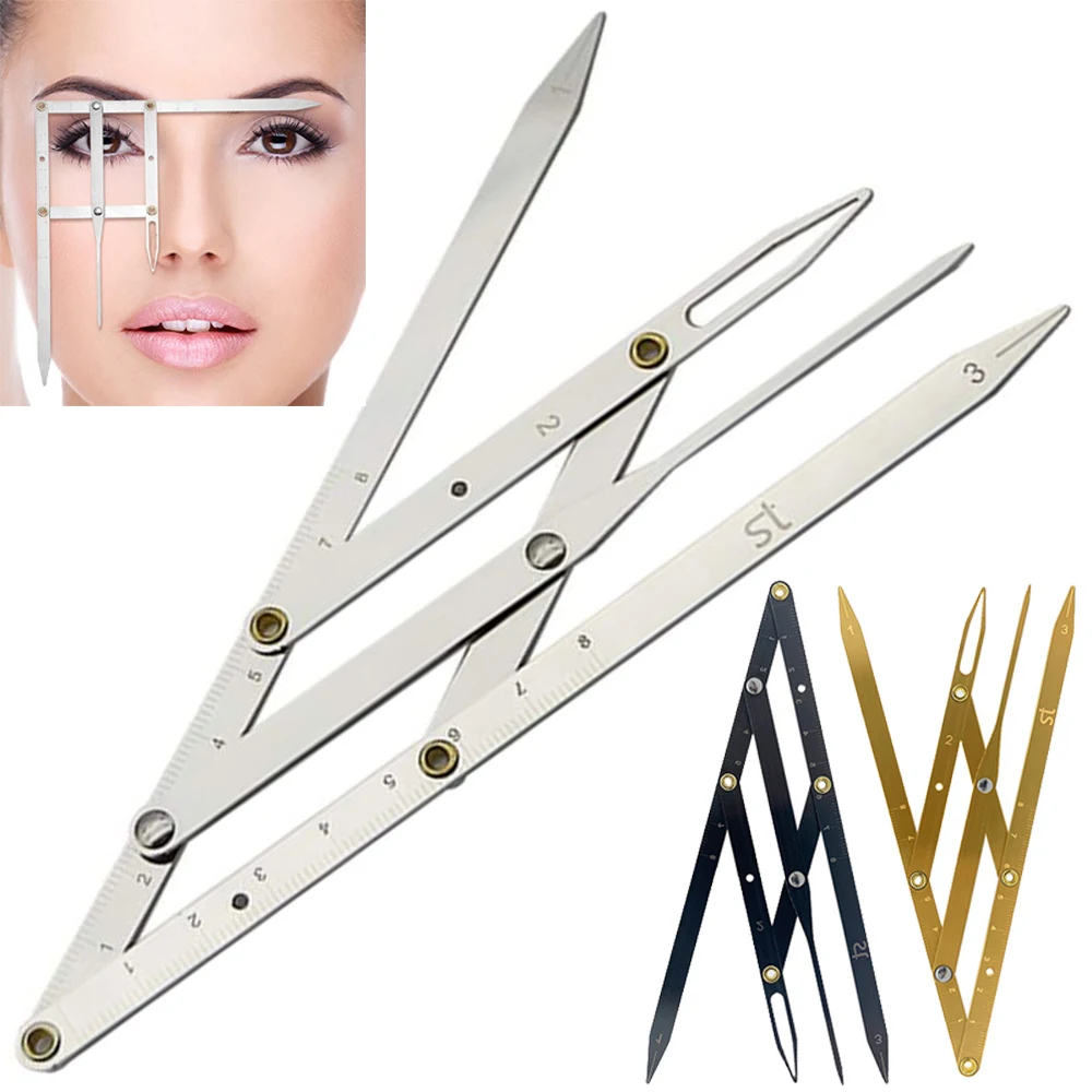 1Pcs-Stainless-Steel-Microblading-Eyebrow-Mapping-Ruler-Golden-Ratio ...
