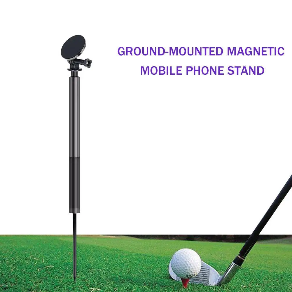 Golf-Ball-Head-Mobile-Phone-Magnetic-Stand-Outdoor-Swing-Fishing ...
