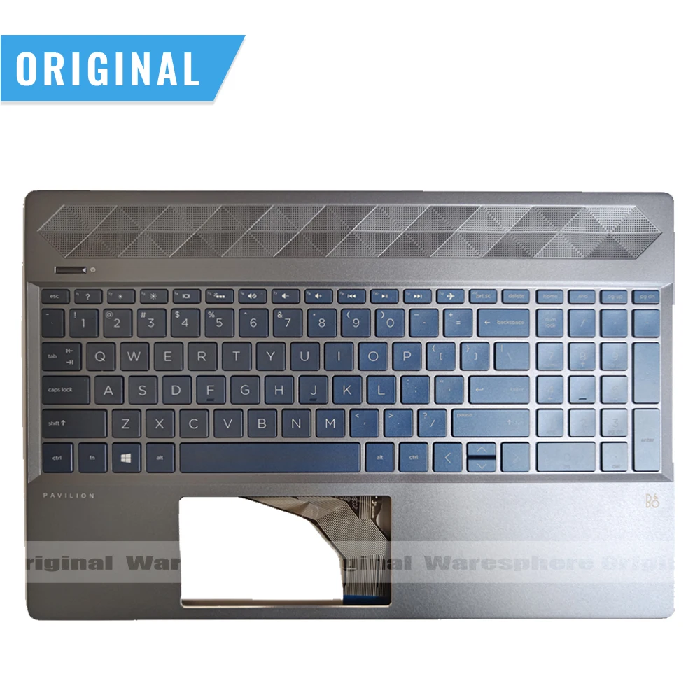 Reposabrazos Original para HP Pavilion 15 CS 15T CS200 15T CS300, Cubierta superior Con Teclado ...