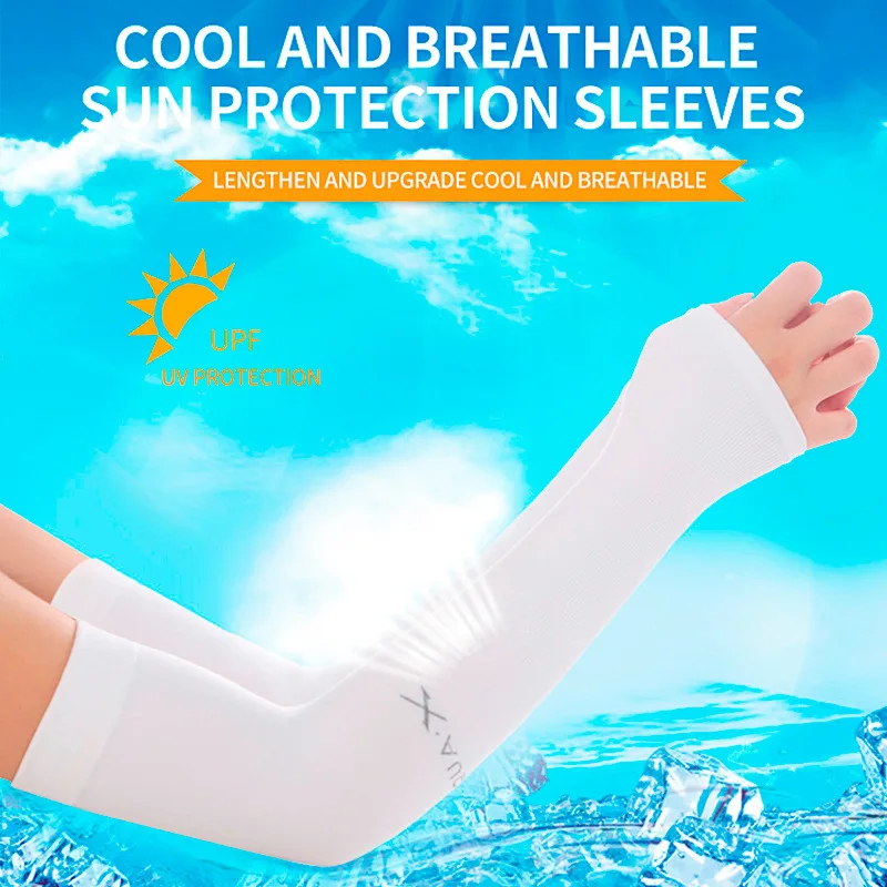 Sunscreen Sleeve Armguard | Ice Silk Sunscreen Arm | Sunscreen Silk ...