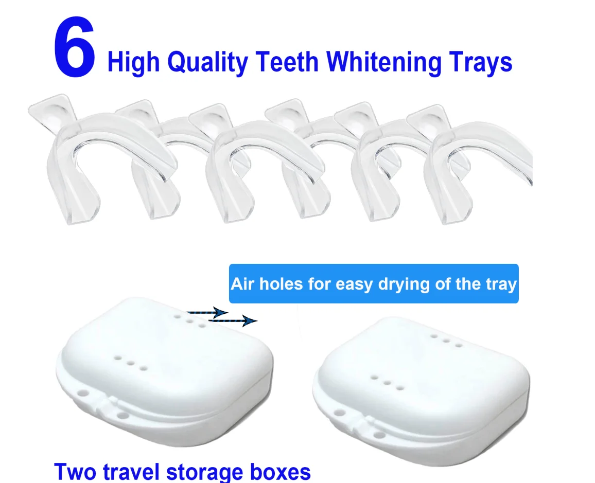 Silicone Mouth Guard Teeth Whitening Dental Trays Prevent Tooth ...