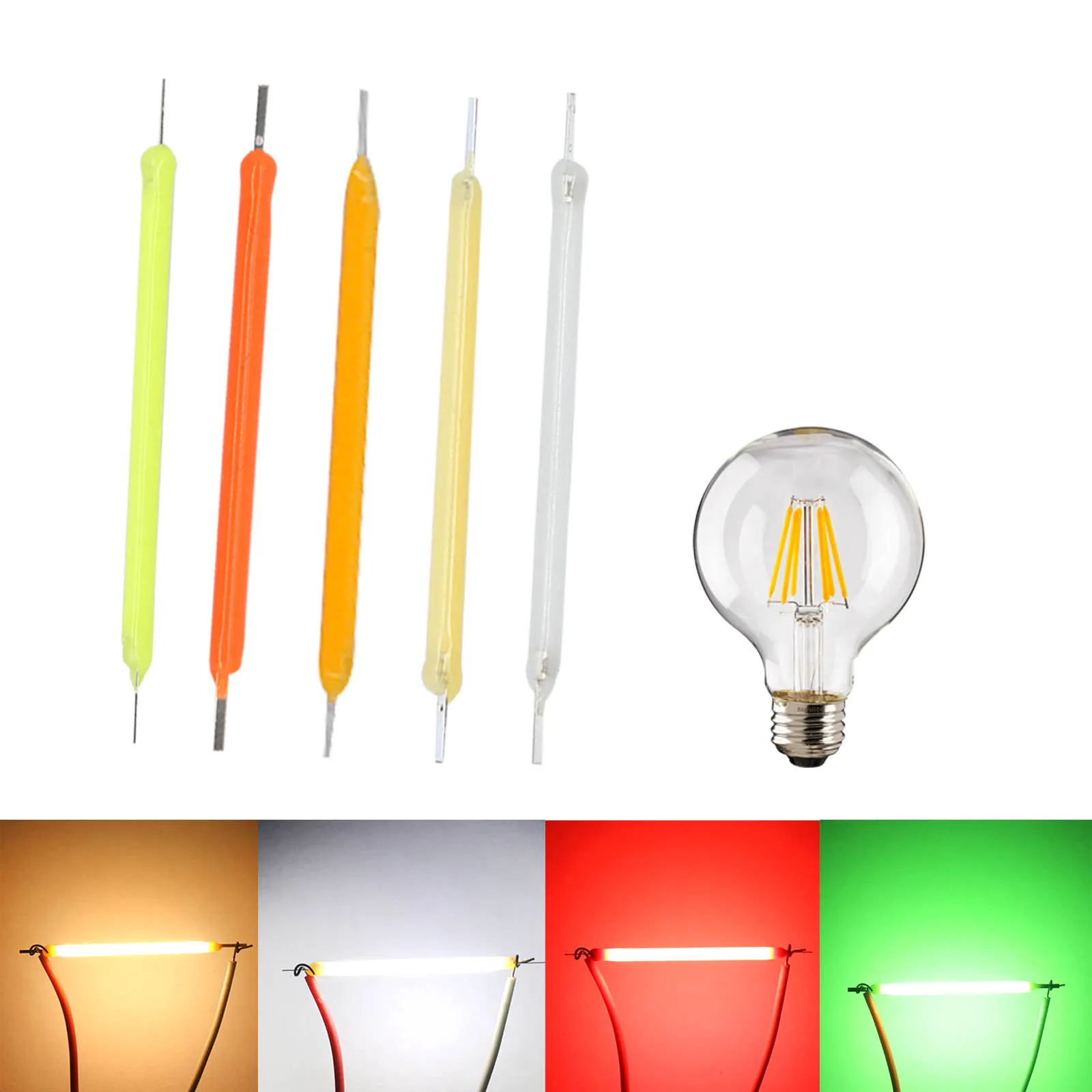 A-Lot-of-led-3v-12v-38mm-Cob-Led-Filament-2200k-White-Blue-Red-Pink ...