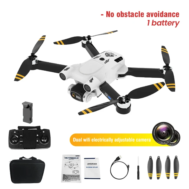 Drone S136 Pro Ultra Rc Drones 8K Hd Dual Camera Professional Brushless ...