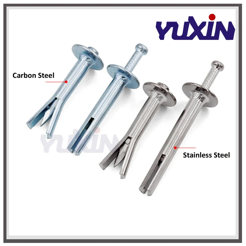 Hammer-Drive-Pin-Anchor-Solid-Wall-Frame-Fixing-Plug-with-Nails-M6 ...