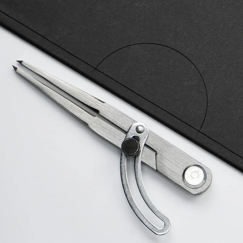 DIY Scriber 304 Stainless Steel Leather Compass Adjustable Spacing Wing ...