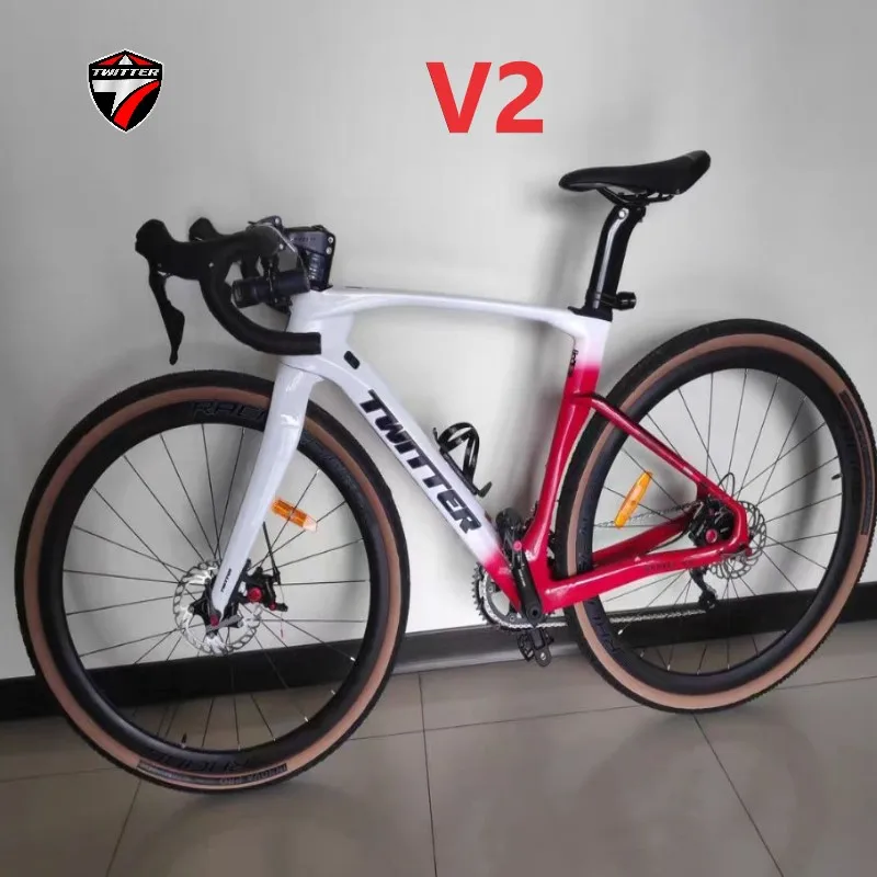 TWITTER gravel bike V2 105 R7000 22S disc brake T900 carbon fiber ...