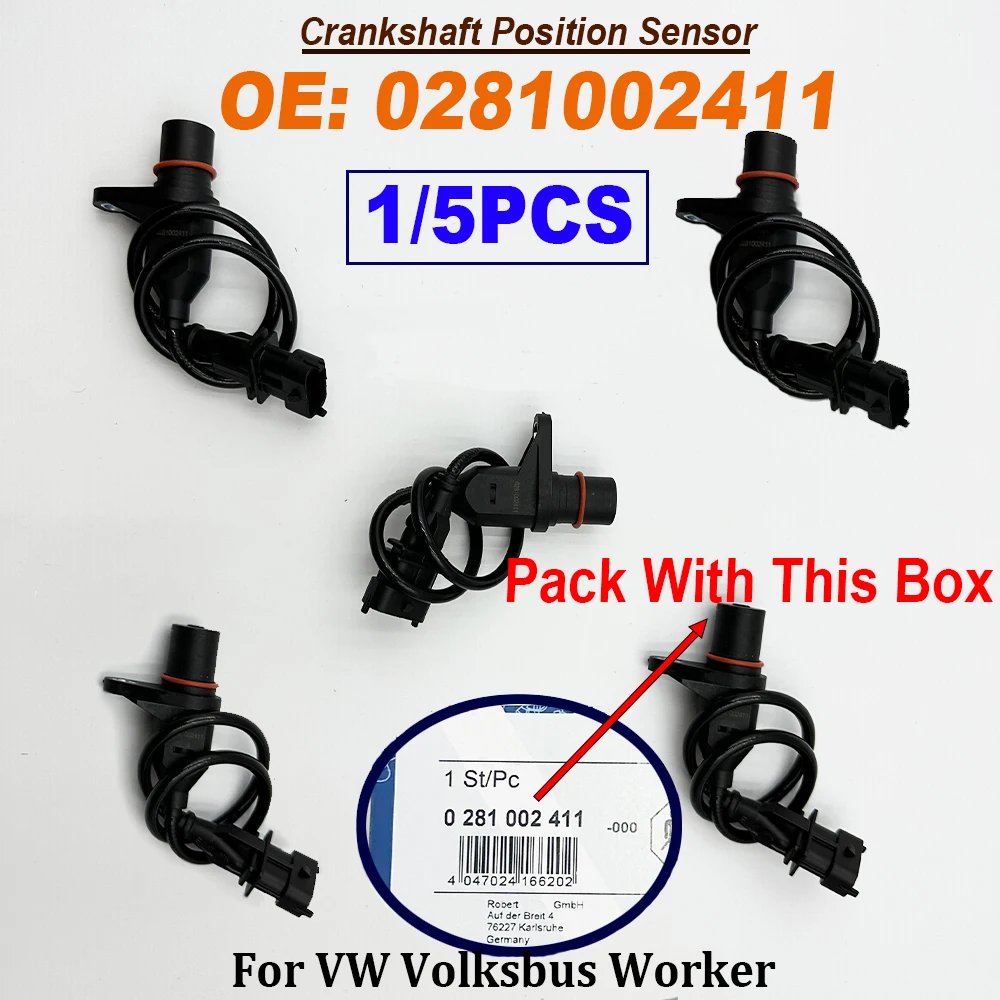 1-5PCS-0281002411-4890190-Crankshaft-Position-Sensor-For-F-250-Iveco ...