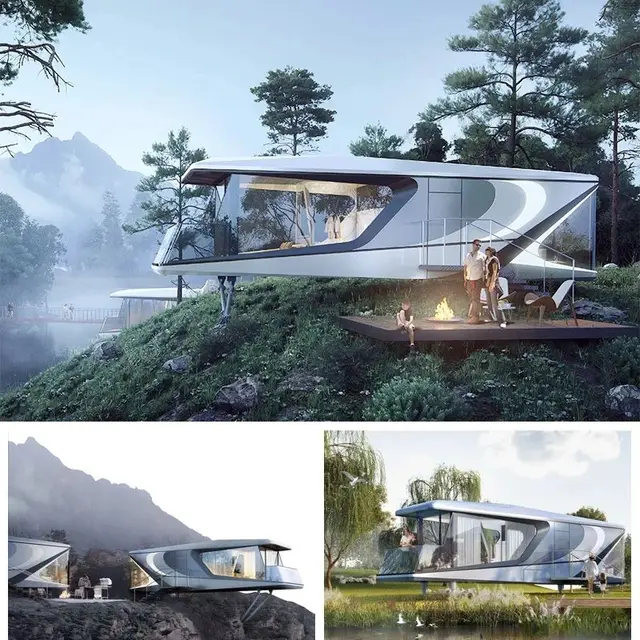 Pod Space Room Space Capsule Mobile Home Gigh-End Hotel Smart Star Room ...