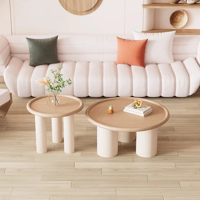 Simple-Aesthetic-Coffee-Tables-Small-Round-Modern-Design-Side-Table ...