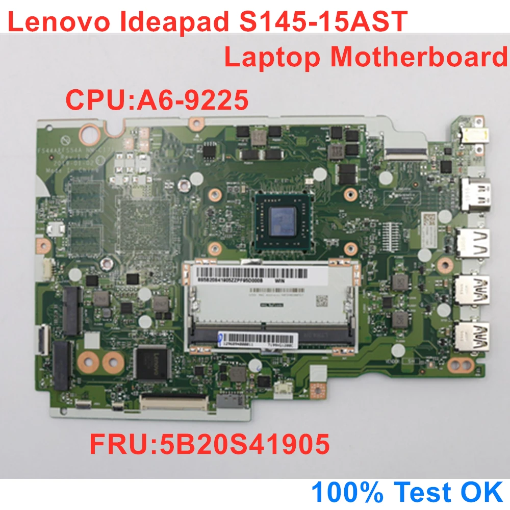 Lenovo IdeaPad S145 15AST 81N3 Laptop Motherboard NM C171 With CPU A6 ...