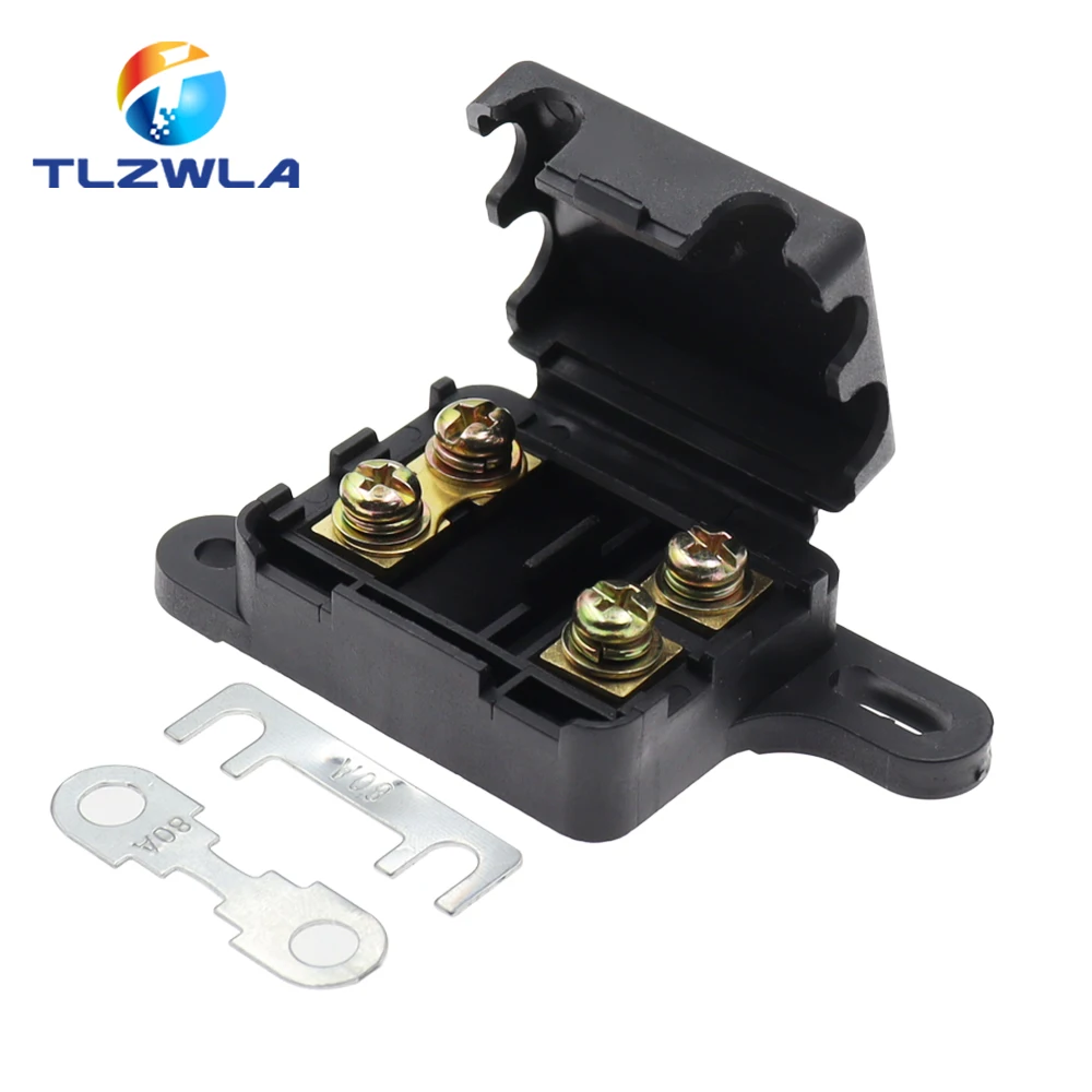 1Set Car Fuse 2-Way Fork Bolt Type 32V AFS 20A 30A 40A 50A 60A 70A 80A ...