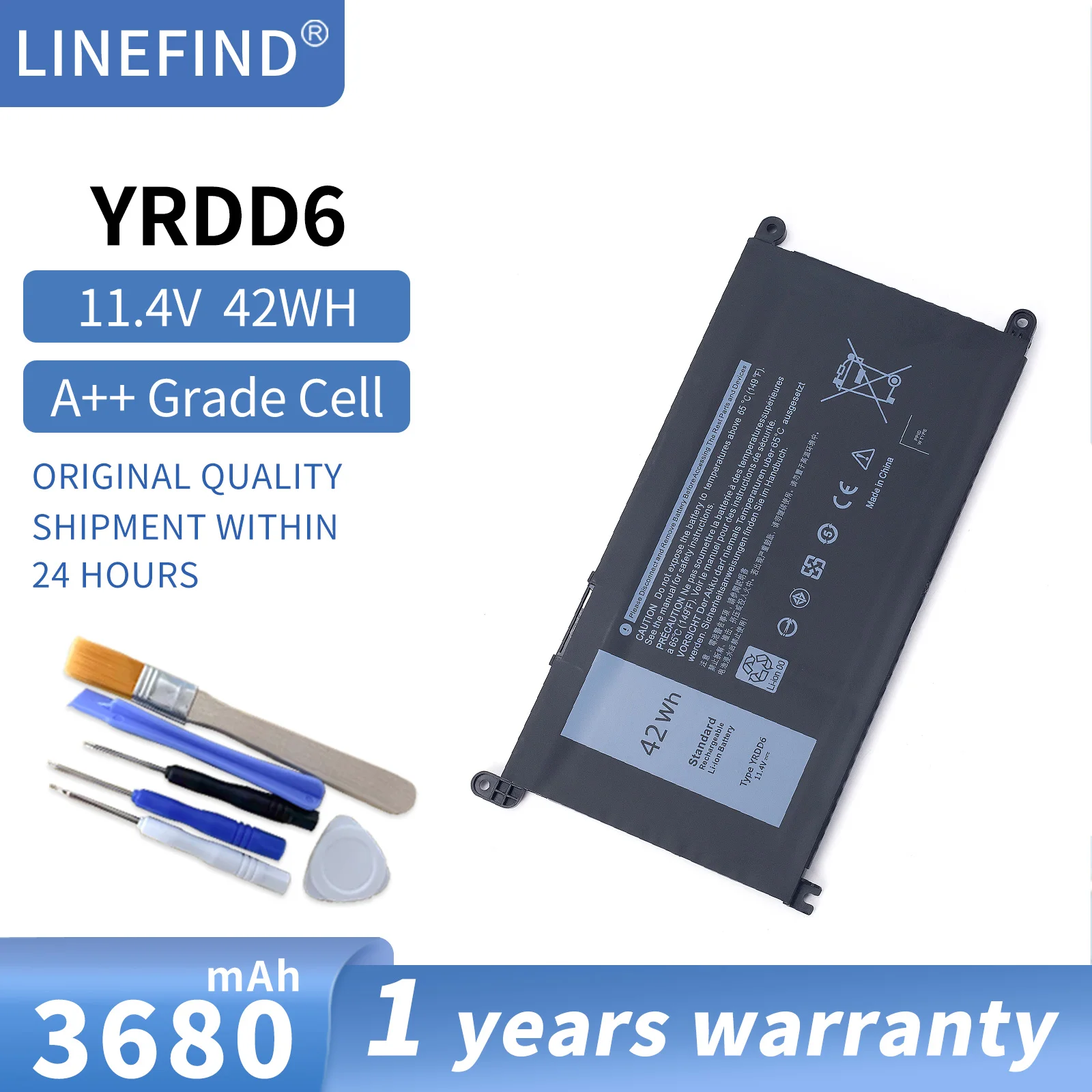 YRDD6-laptop-battery-lithium-ion-batteries-11-4V-42Wh-For-Dell ...