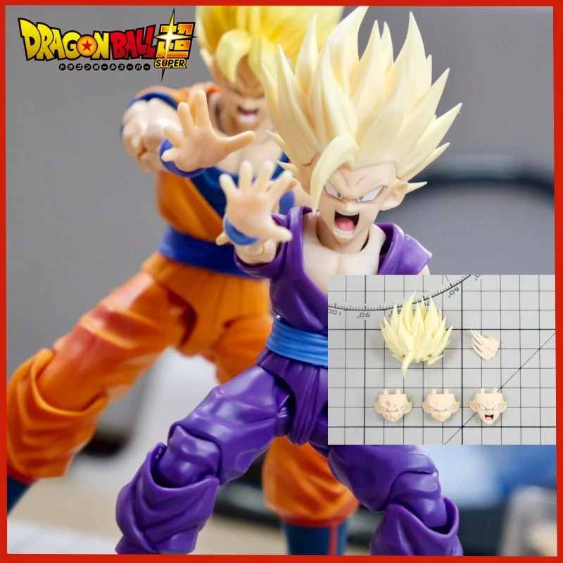New Nono Hm Dragon Ball Z Shf Gohan Hair Figure Accessories Model Son ...