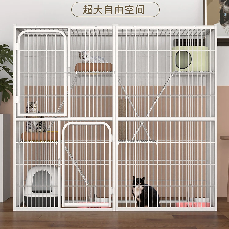 New-Storage-Rack-Cat-Cage-multilayer-Storey-Villa-Super-Cat-Climbing ...
