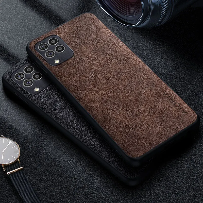 Premium Retro Luxury leather Phone Case for Samsung galaxy M62 M54 M53 ...