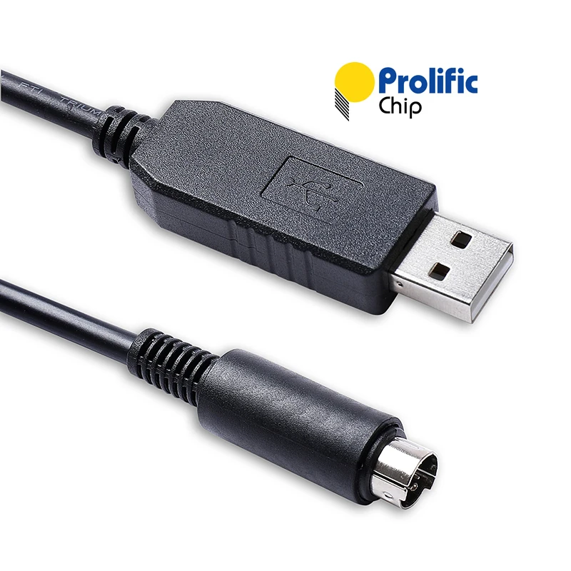 Prolific PL2303 USB RS232 a 8 pines Mini Din Cable Serial para conectar ...