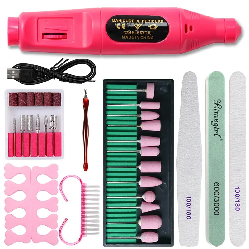 Professional-Nail-Drill-Machine-Kit-Electric-Manicure-Milling-Cutter ...