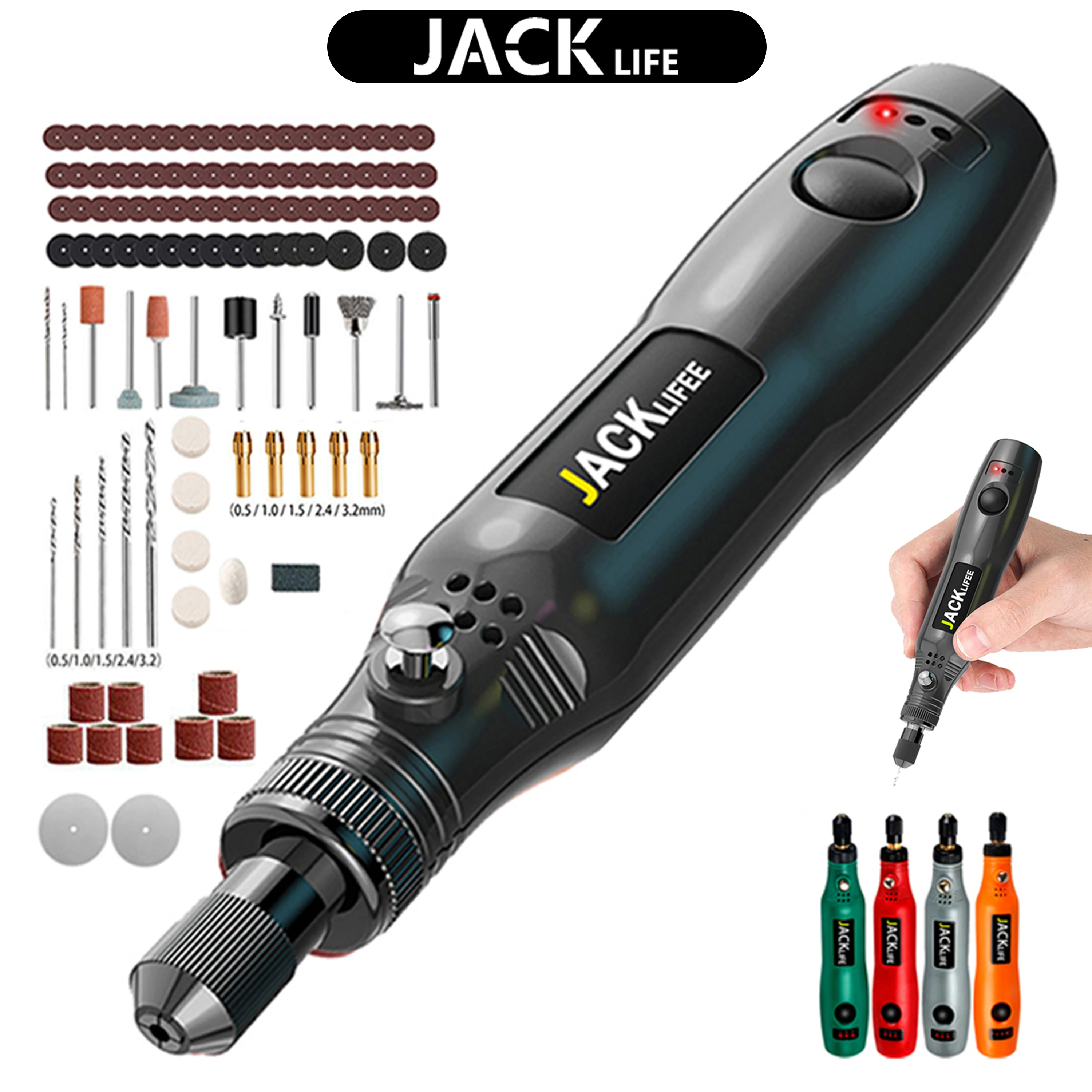 USB Cordless Rotary Tool Kit Woodworking Engraving Pen DIY For Jewelry ...