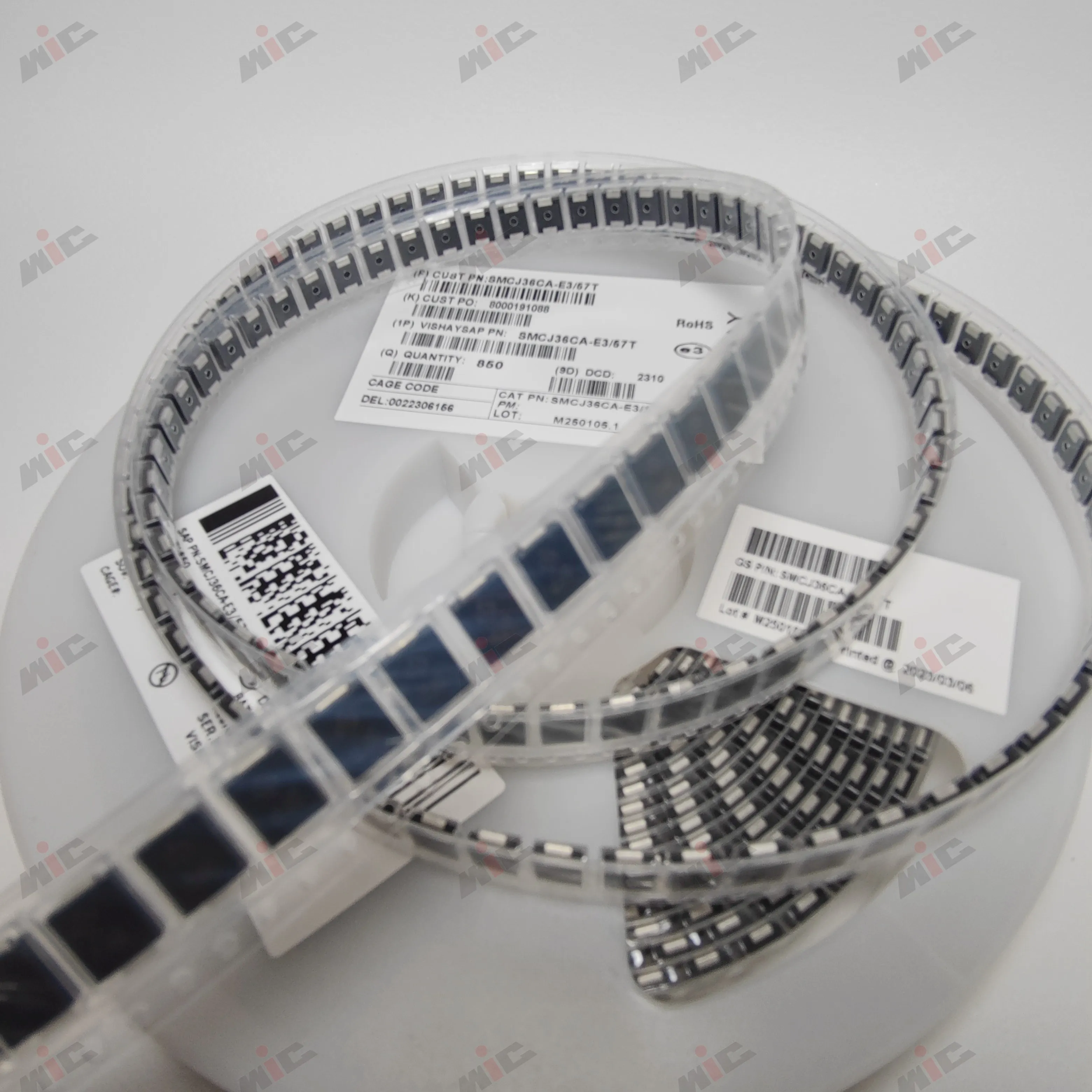 SMCJ5.0CA thru SMCJ54CA SURFACE MOUNT TRANSIENT VOLTAGE SUPPRESSOR TVS ...