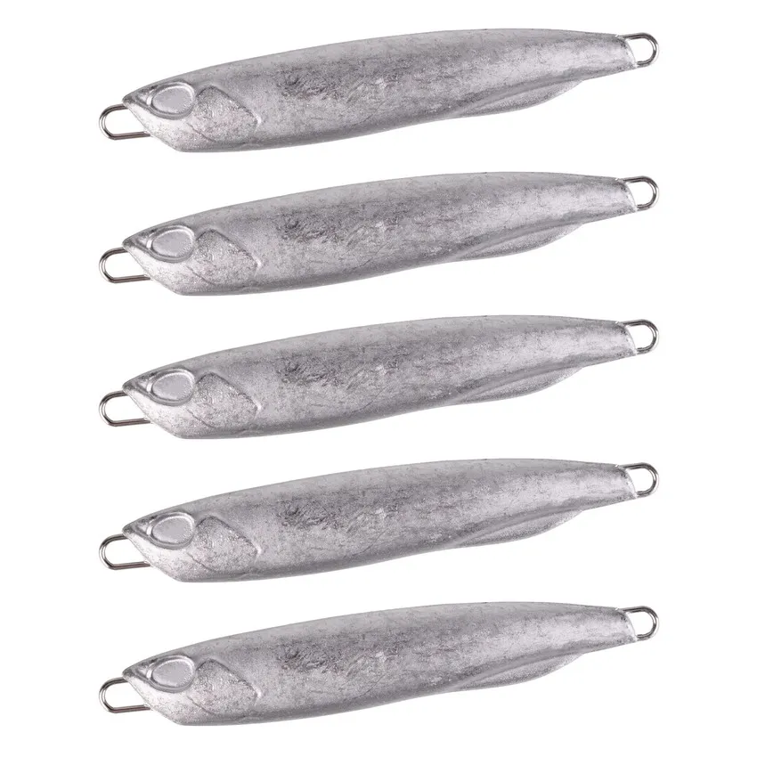 20pcs Unpainted Metal Jigs Fishing Lures Weight 10g-40g Trolling Blank ...