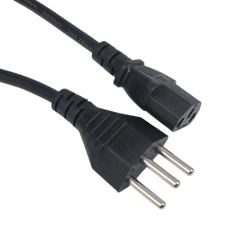 Swiss-CH-Power-Cable-Switzerland-IEC-C13-Power-Extension-Lead-Cord-1-5M ...