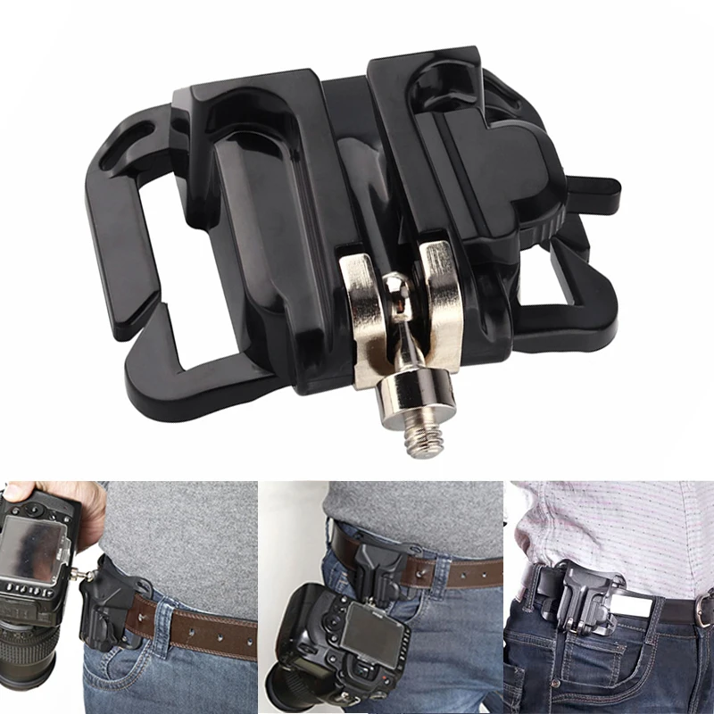 Fast Loading Holster Hanger Quick Strap Waist Belt Buckle Button Mount ...