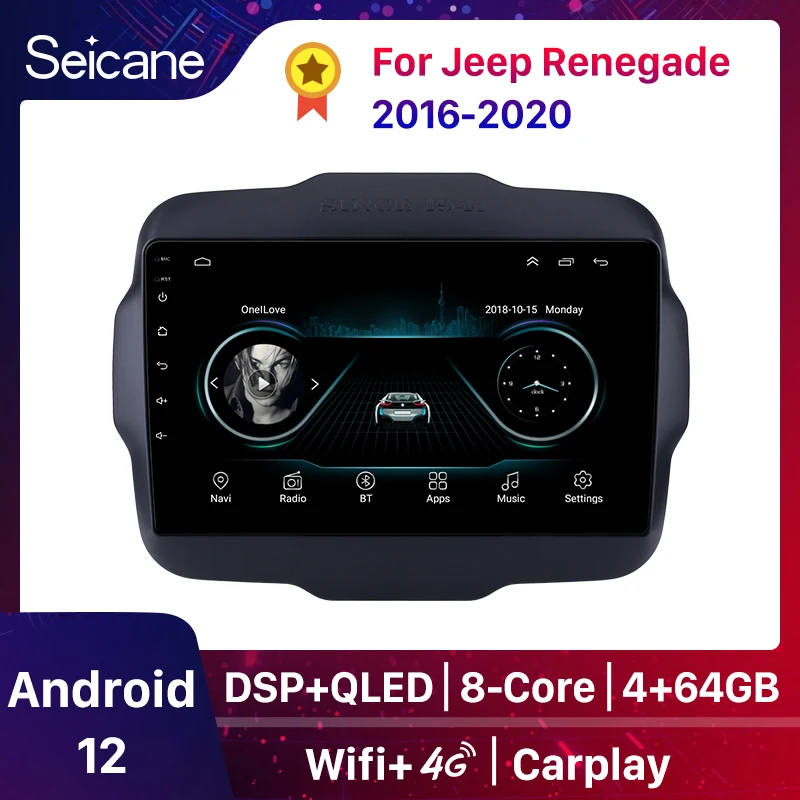 Seicane-2GB-RAM-Android-12-2Din-Car-GPS-Radio-For-Jeep-Renegade-2016 ...