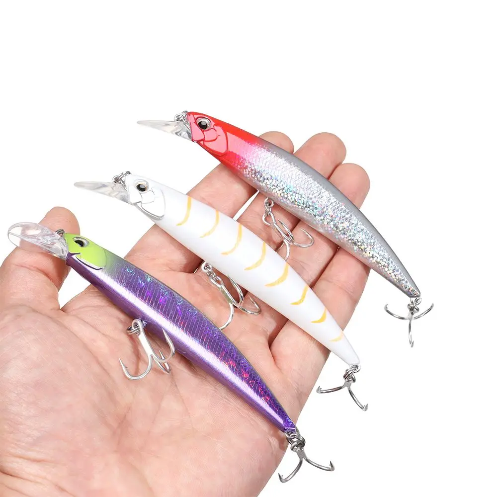 110mm-27g-Sinking-Minnow-Bait-With-Anti-corrosion-Double-Hook-Heavy ...